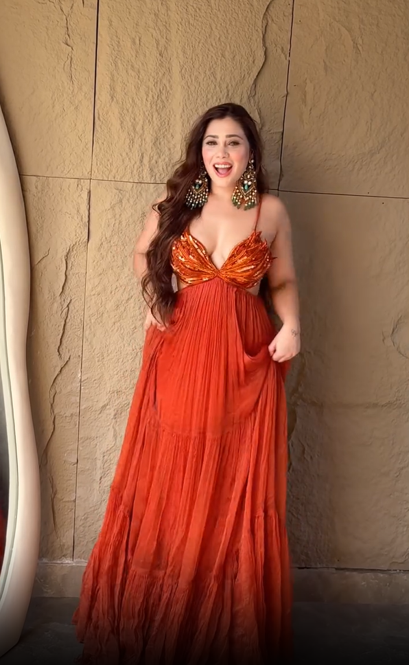 Ankita Raghav Arora in Aloha Gown – Silky-Bindra